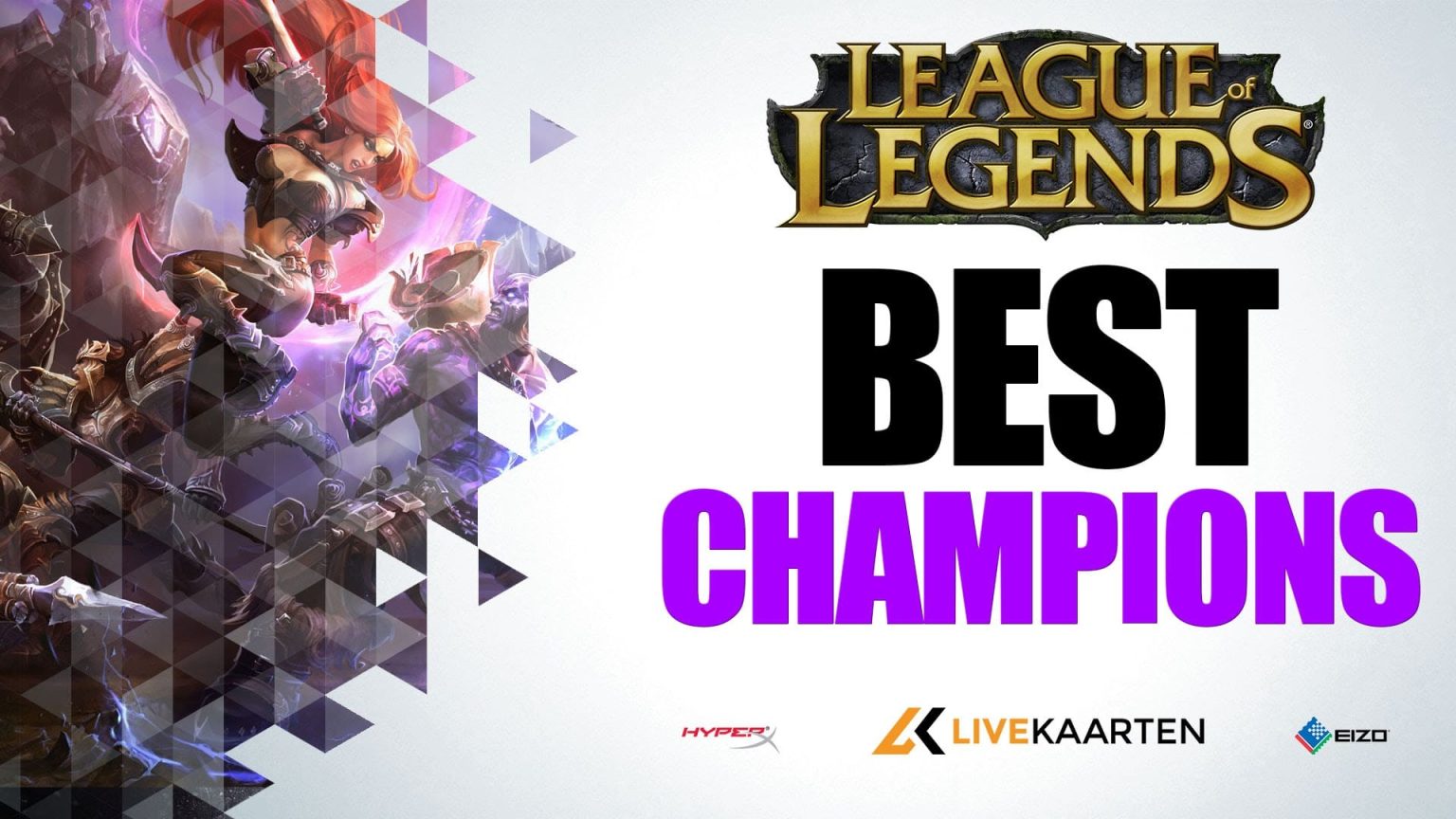 League of Legends - BEST CHAMPIONS | Esports Meesters